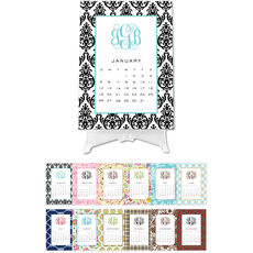 Custom Preppy Desk Top Calendar