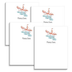 Personalized Flamingo Skinnie Notepads