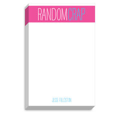 Custom Random Thoughts Chunky Notepad
