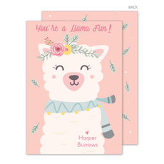 Pink Bugs and Kisses Valentine Exchange Cards