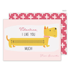 Pink Bugs and Kisses Valentine Exchange Cards