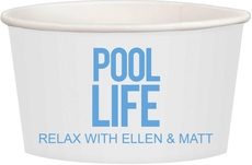 Pool Life Clear Plastic Cups